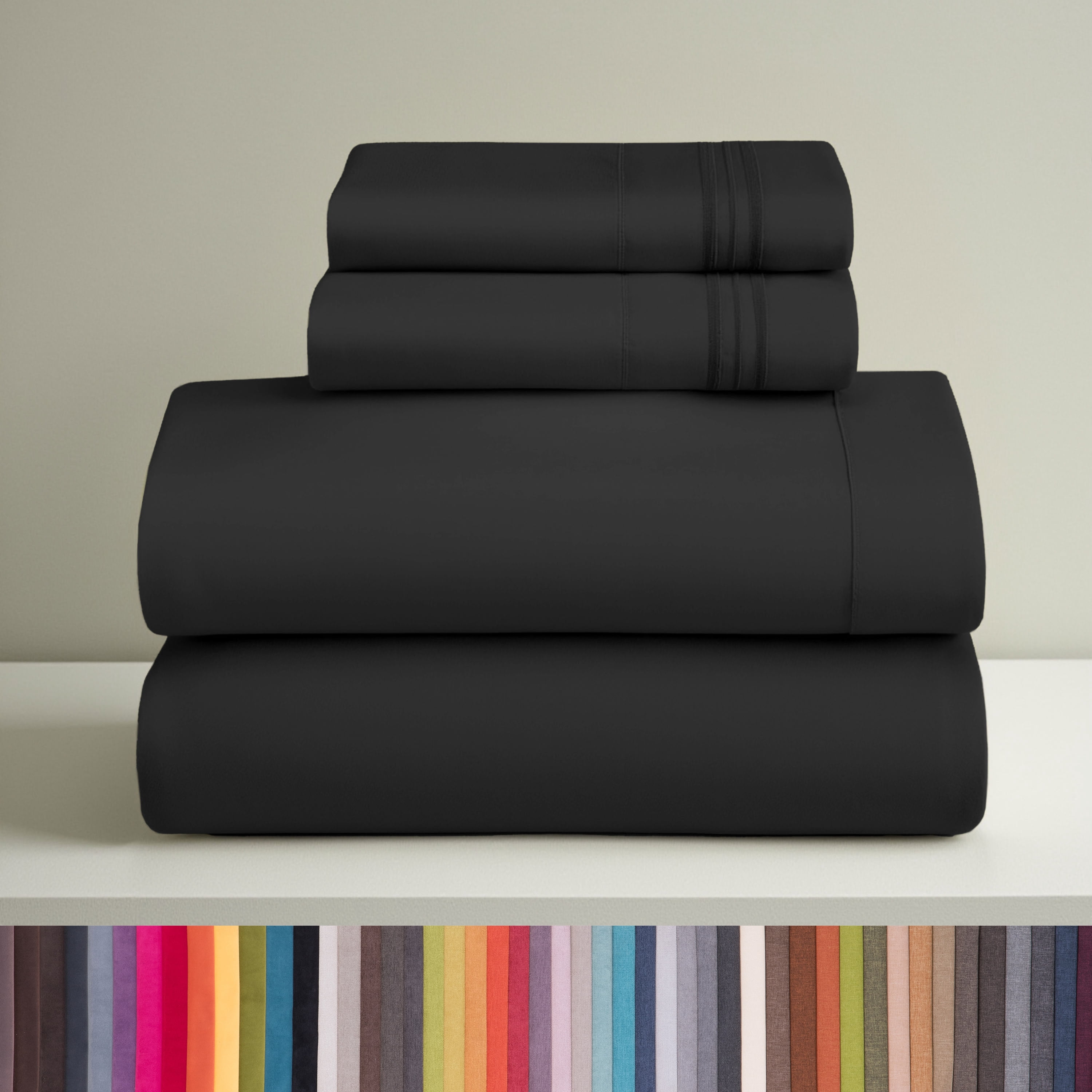 Clara Clark Full XL Sheet Set, Hotel Luxury 4 Piece Deep Pocket Sheets ...