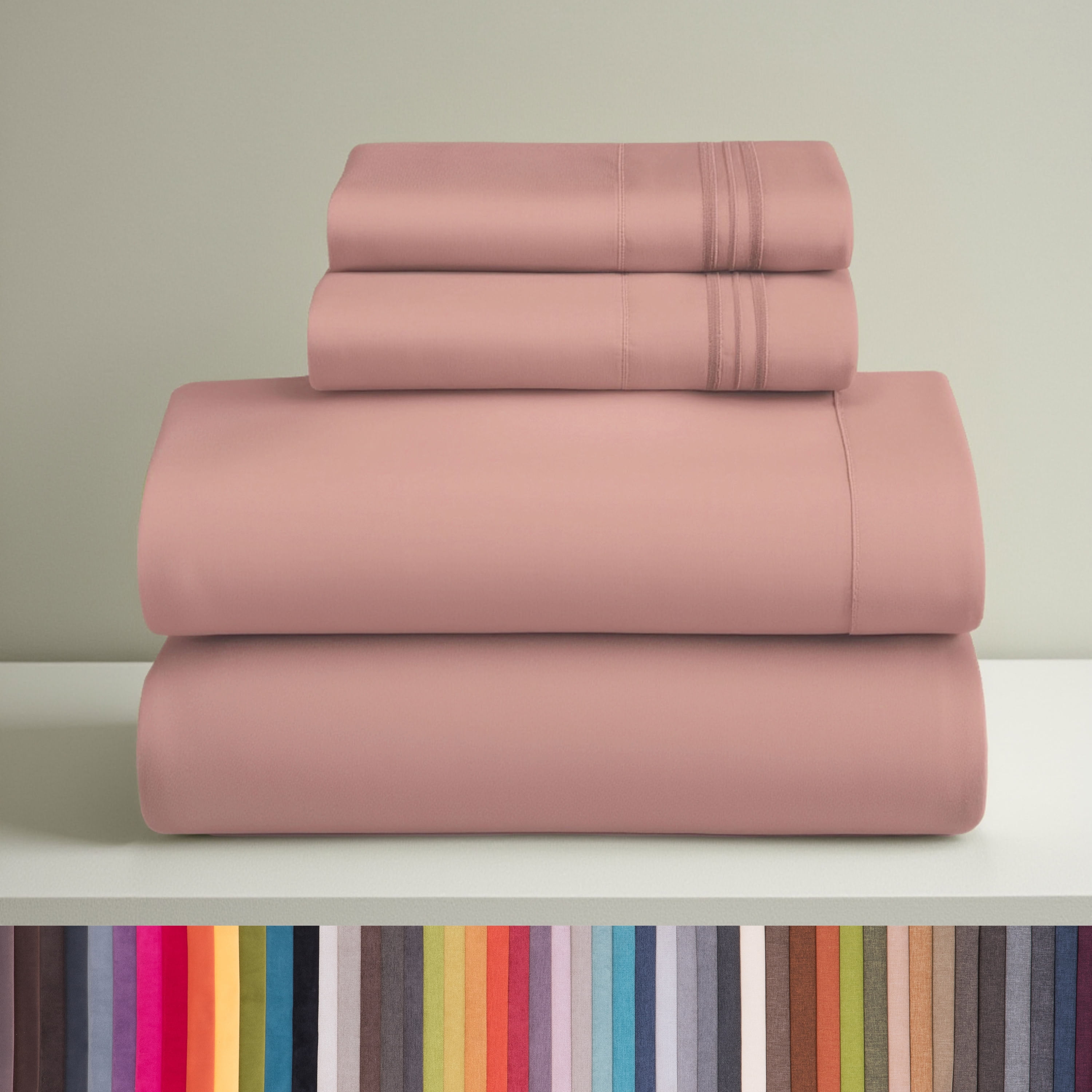 Clara Clark Full XL Sheet Set, Hotel Luxury 4 Piece Deep Pocket Sheets ...