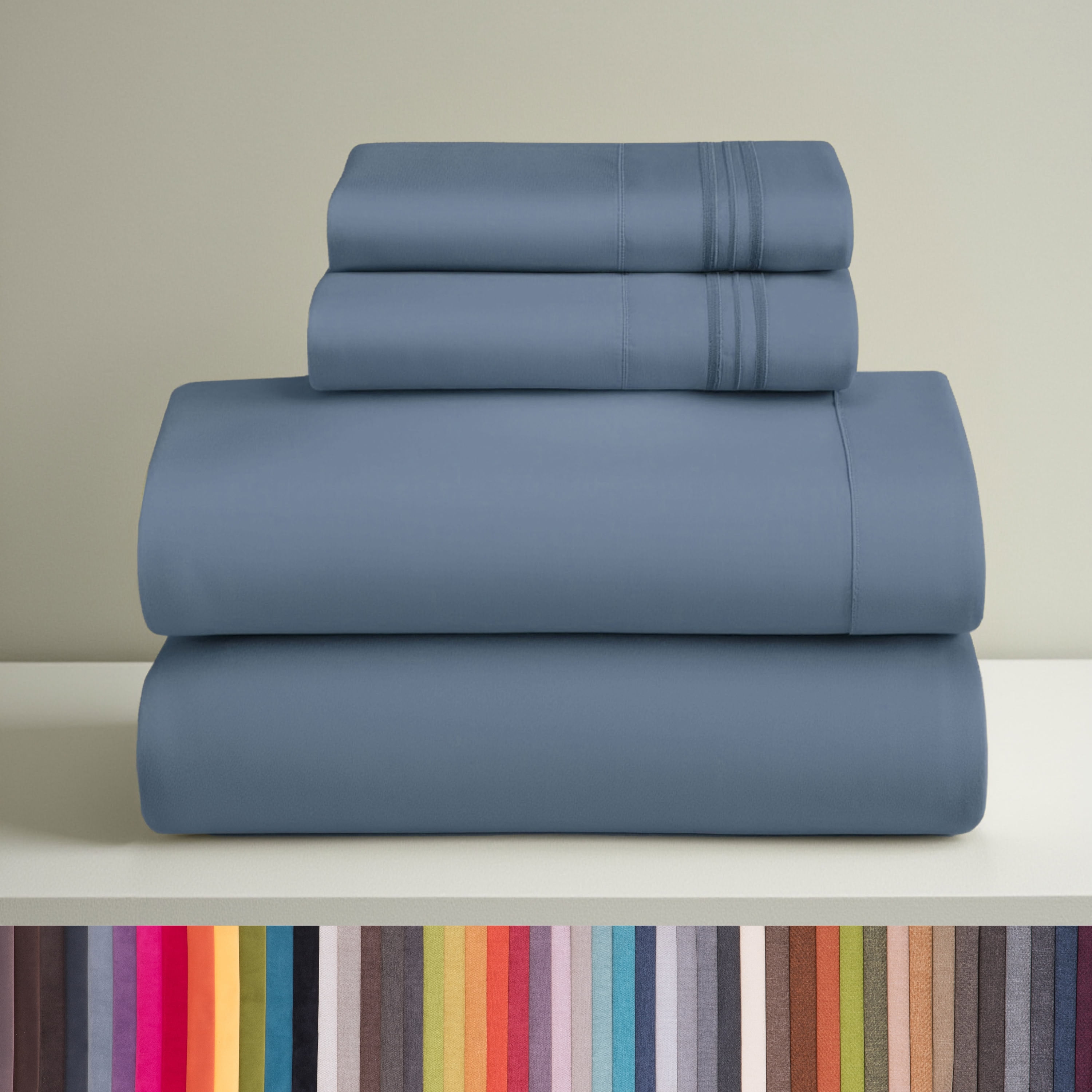 Clara Clark King Sheets Set, Hotel Luxury 4 PIece Deep Pocket Sheets ...