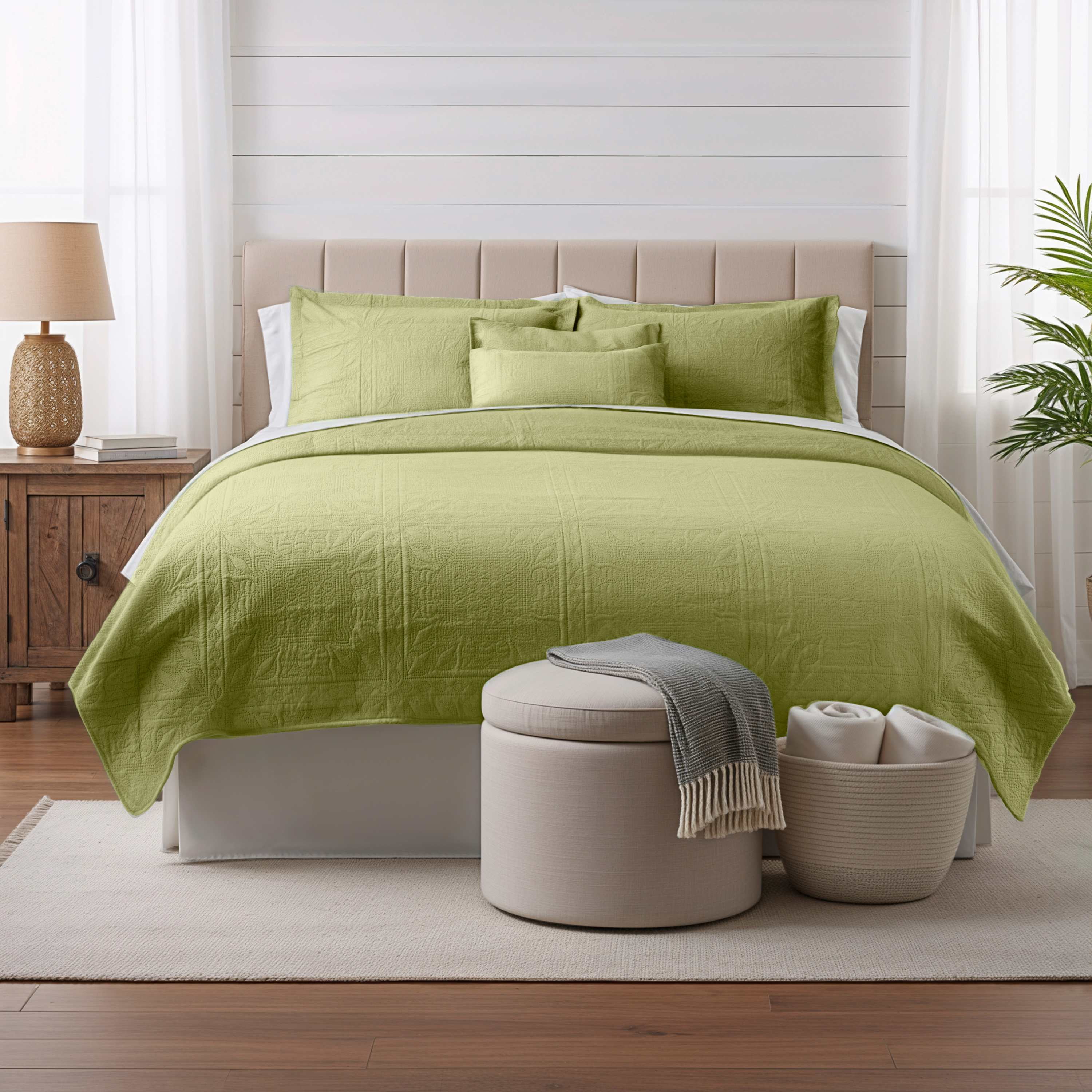 Clara Clark Quilt Sets, 4 Piece Lightweight Reversible Quilt Bedspread ...