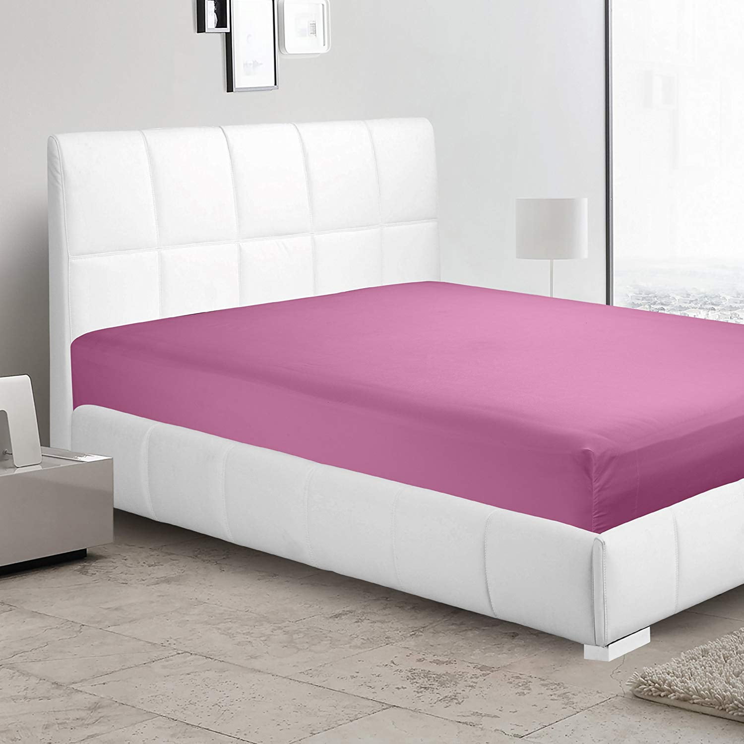 Clara Clark Premier 1800 Collection Single Fitted Sheet, Full Size ...