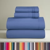 Clara Clark Queen Sheets Set, Hotel Luxury 4 Piece Deep Pocket Sheets ...