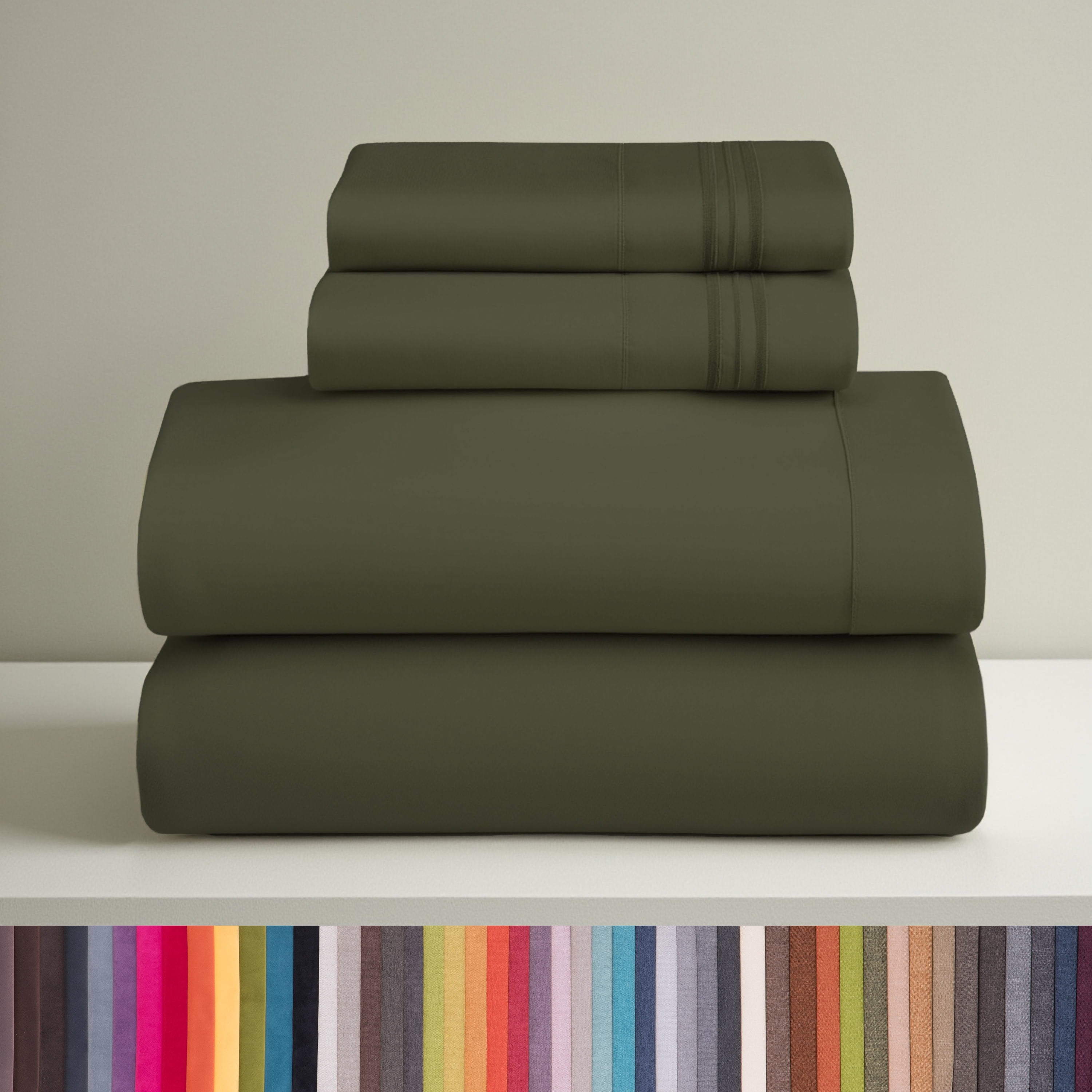 Clara Clark Queen Sheets Set, Hotel Luxury 4 Piece Deep Pocket Sheets ...