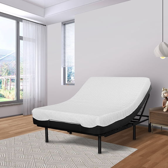 Clara Clark, Twin XL Size, Adjustable Bed Frame, Frame with Wireless ...