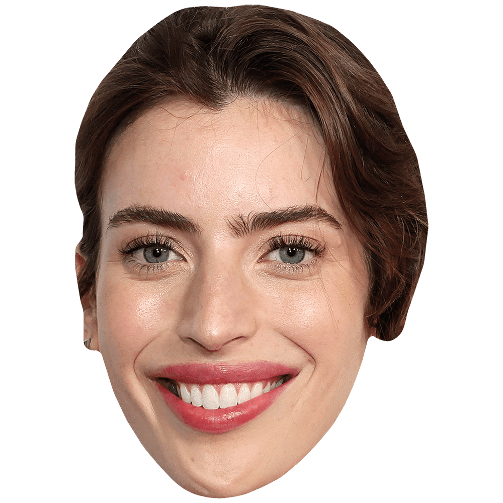 Clara McGregor (Smile) Celebrity Mask, Flat Card Face, Fancy Dress Mask ...