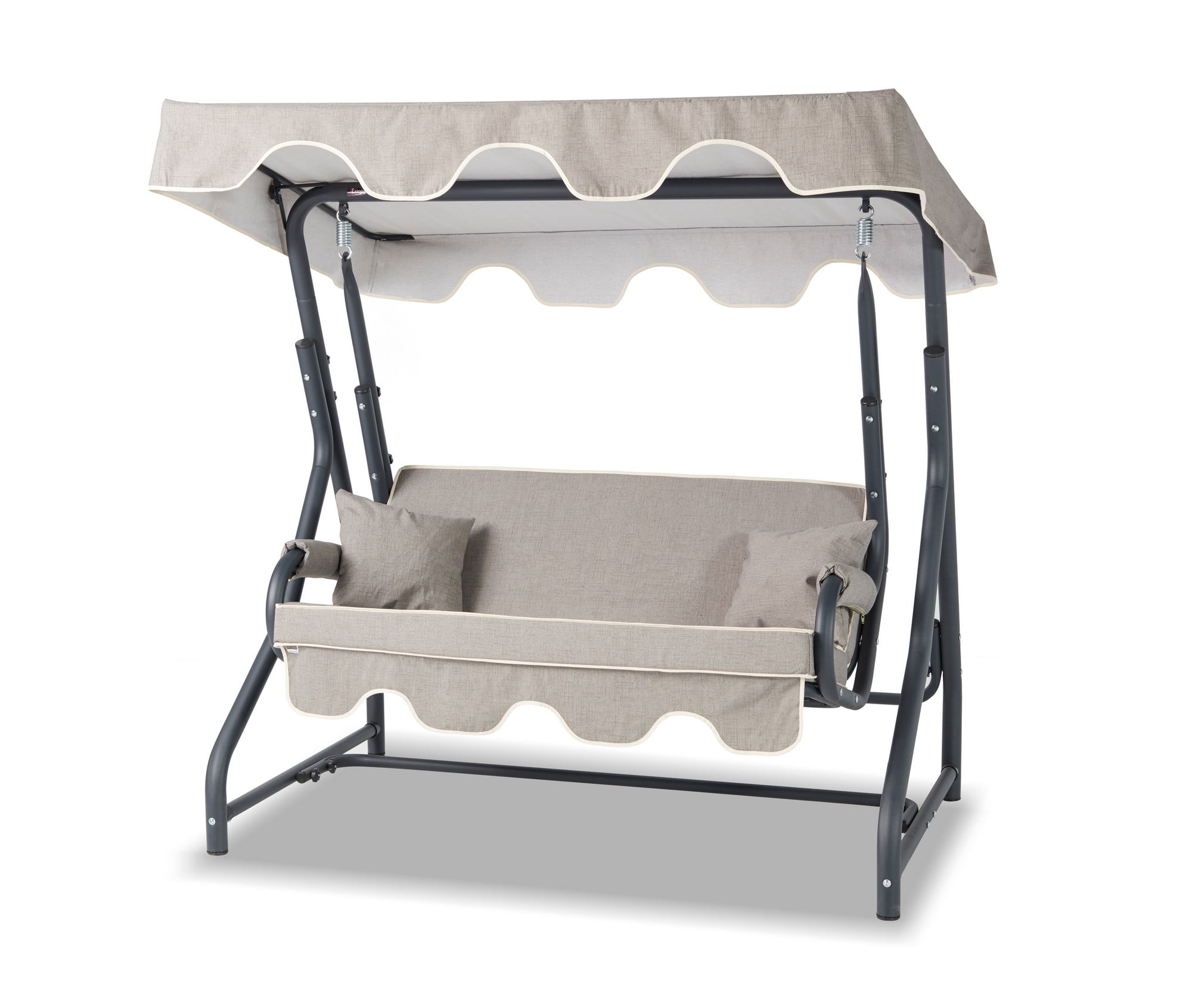 Clara-Morus -Anthracite, Grey-Garden Double Swing Chair - Walmart.com