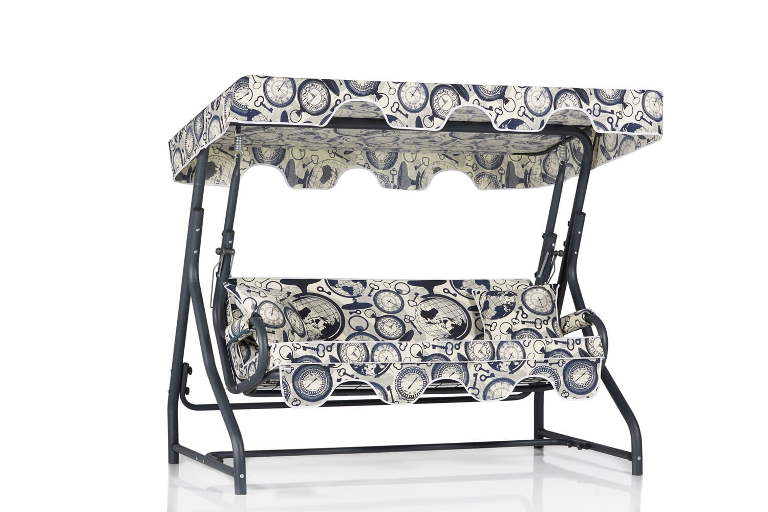 Clara-Seta-Multicolor-Garden Triple Swing Chair - Walmart.com