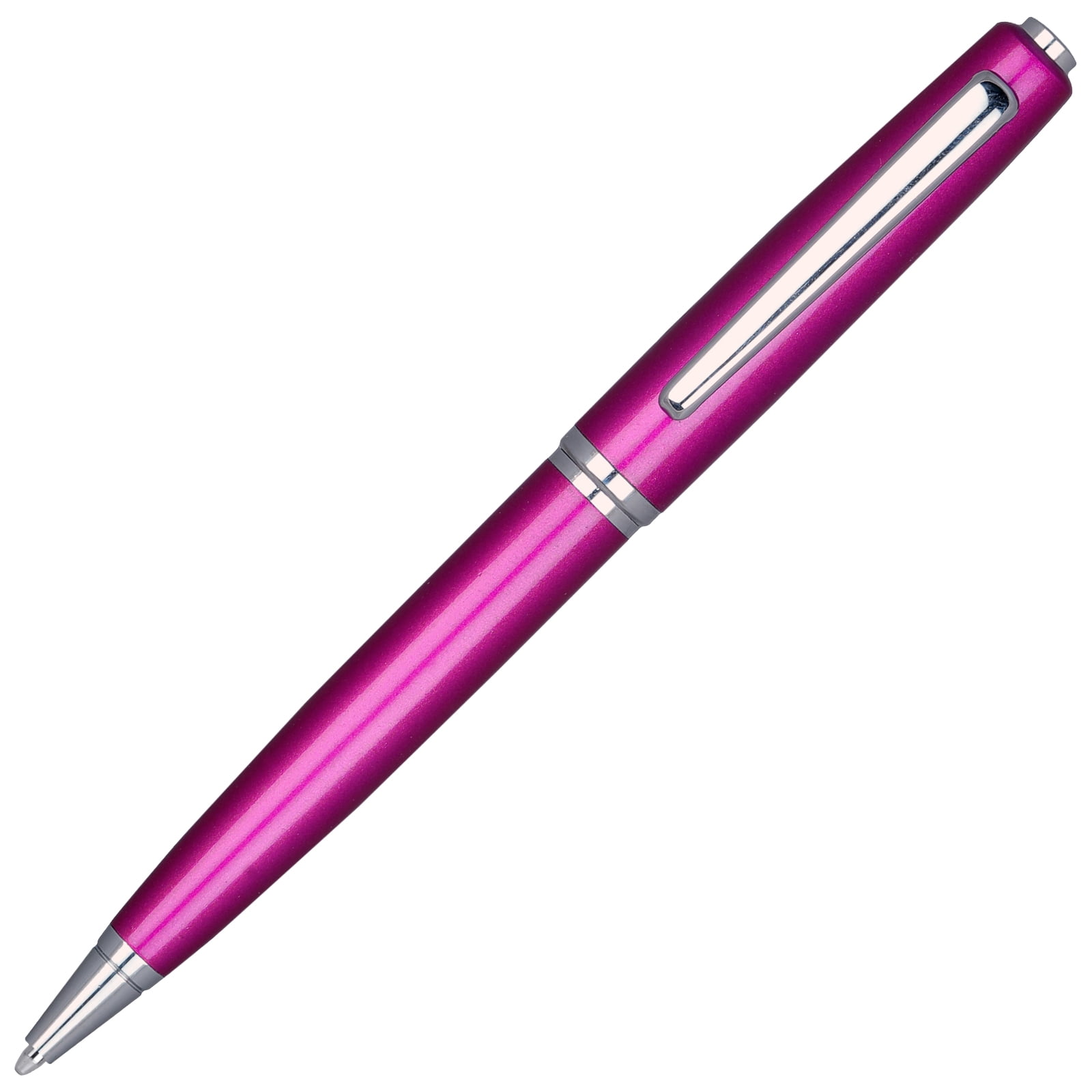 Clara Twist Purple Ballpoint Pen - Medium Tip Point 0.7mm Black Ink ...