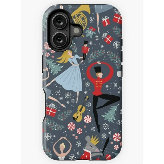 Clara's Nutcracker Ballet iPhone Case for 11 to 16 Pro Max, Festive ...