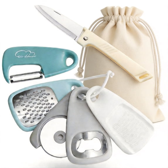 ClaraHome Kitchen Gadgets Set Space Saving Stackable Cooking Utensils ...