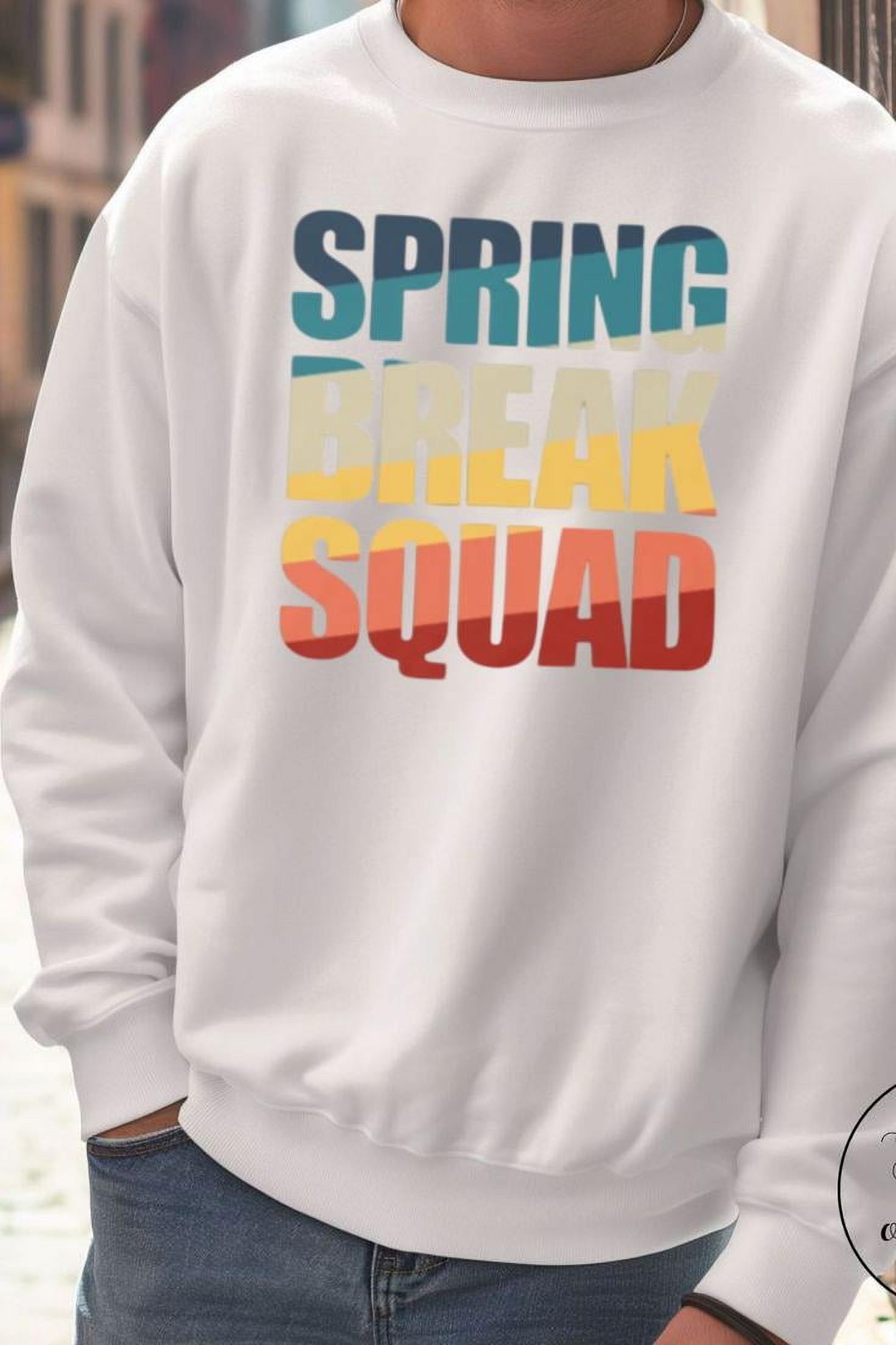 ClaraVogue Spring Break Squad Retro Matching Trip T-Shirt, Sweatshirt ...
