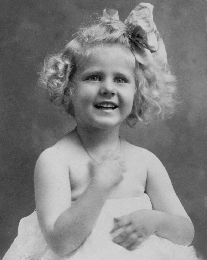Clare Boothe Luce At Age Three. Her Father Abandoned Their Family And ...