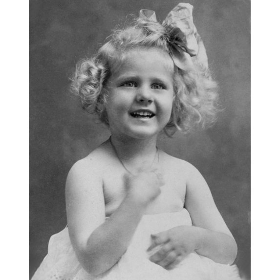 Clare Boothe Luce At Age Three. Her Father Abandoned Their Family And ...