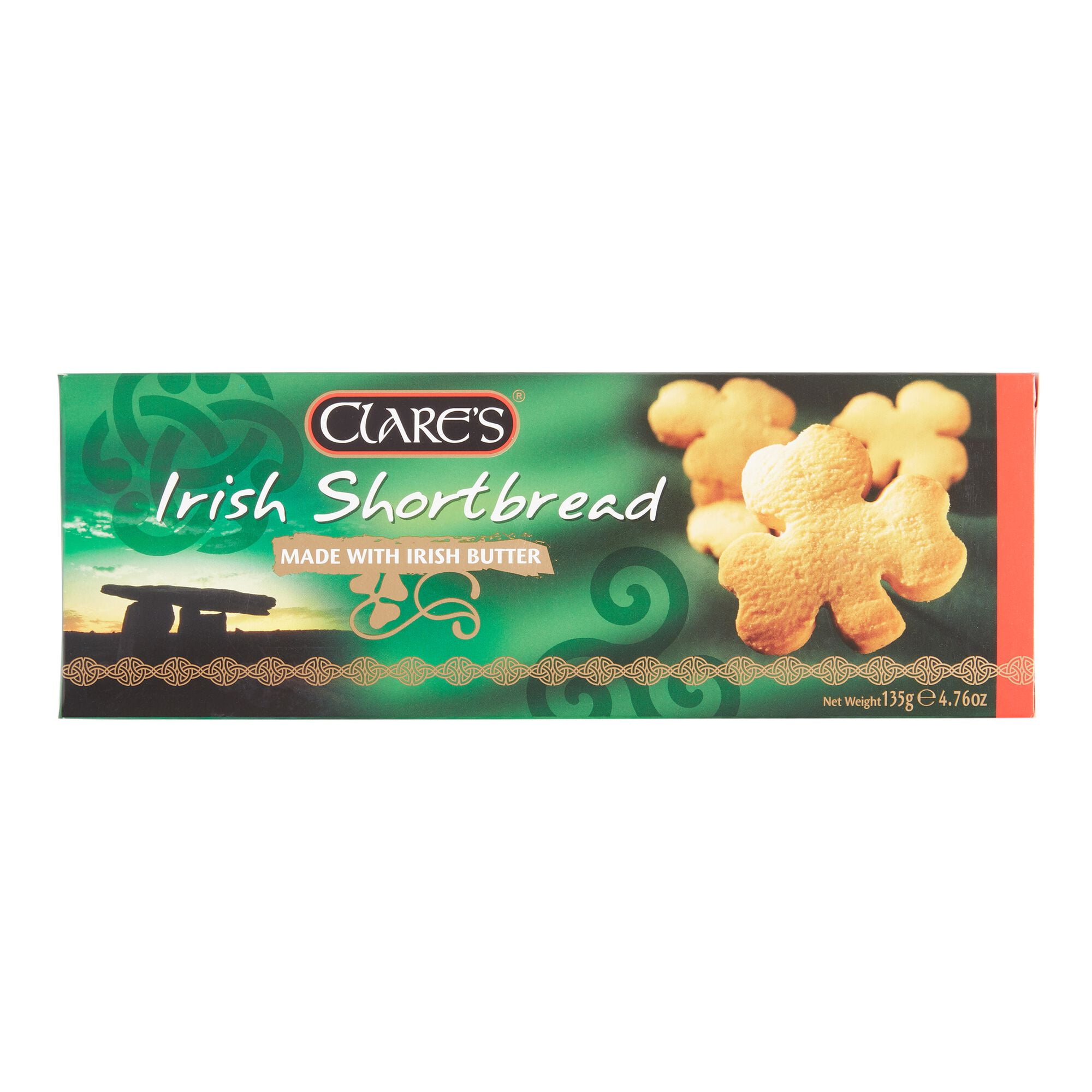 Clare’s Irish Shortbread Shamrocks — 4.76oz (135g) MADE IN IRELAND WITH ...