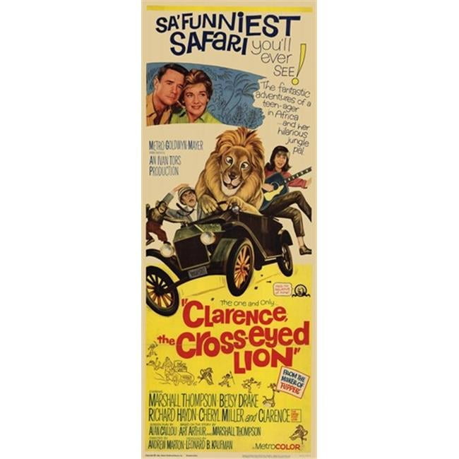Clarence Cross Eyed Lion Movie Poster - 11 x 17 in. - Walmart.com