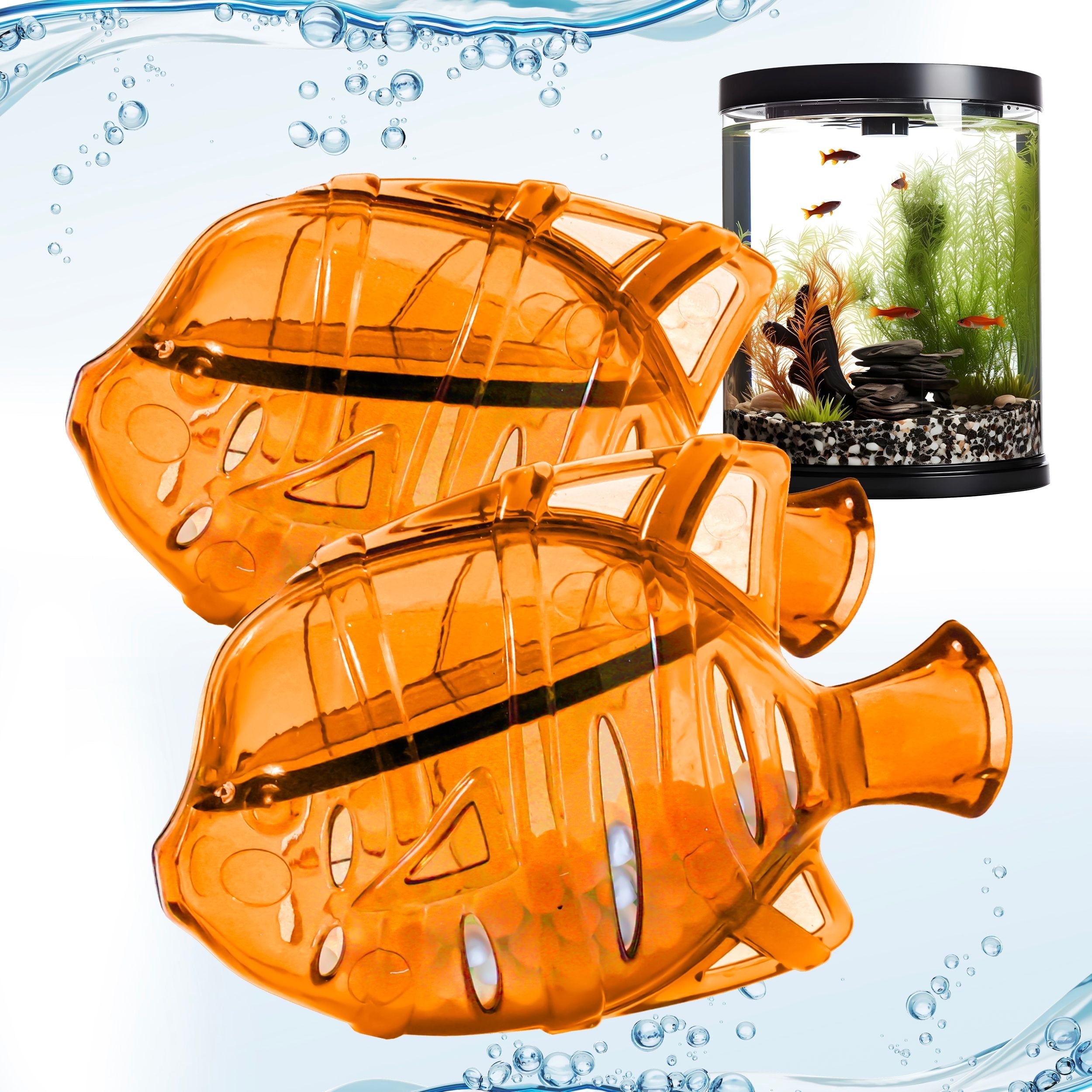 Clarence The Clarifier Fish Aquarium Fresh & Saltwater Treatment ...