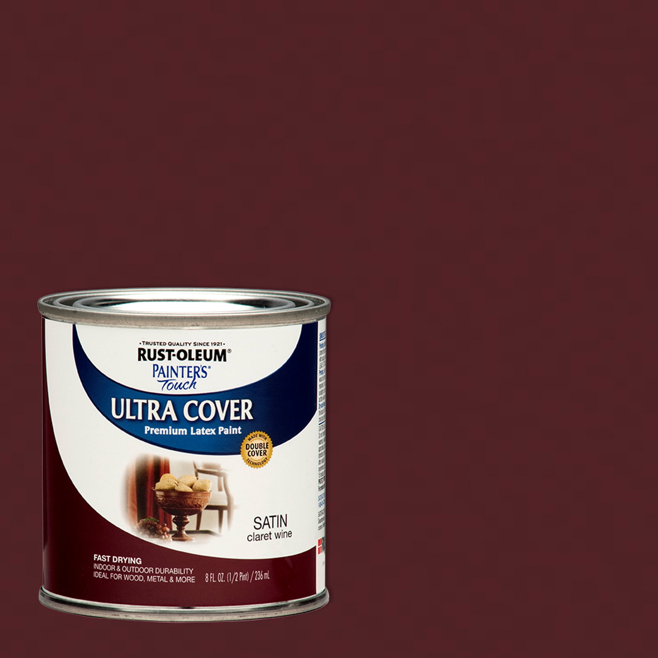 Claret Wine, Rust-Oleum Painter's Touch Ultra Cover Satin, Half Pint, 6 ...