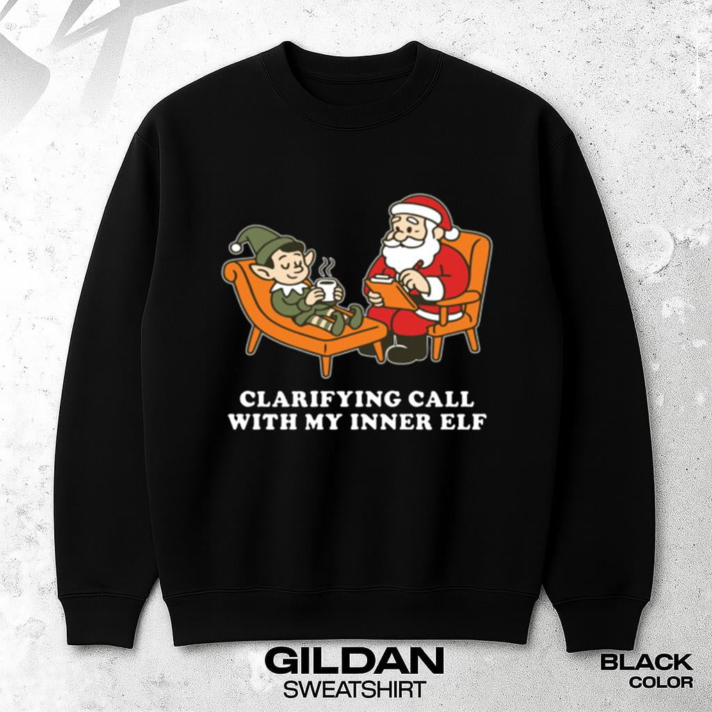 Clarifying Call With My Inner Elf Funny Corporate Holiday Humor ...