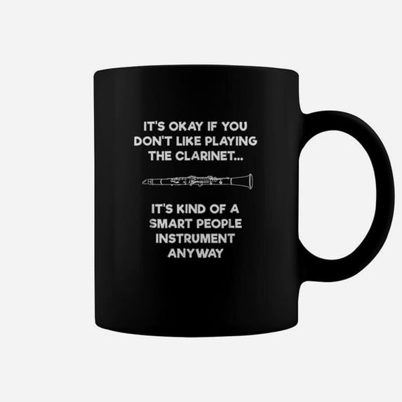 Clarinet Funny Smart Clarinet Player Coffee Mug - Walmart.com
