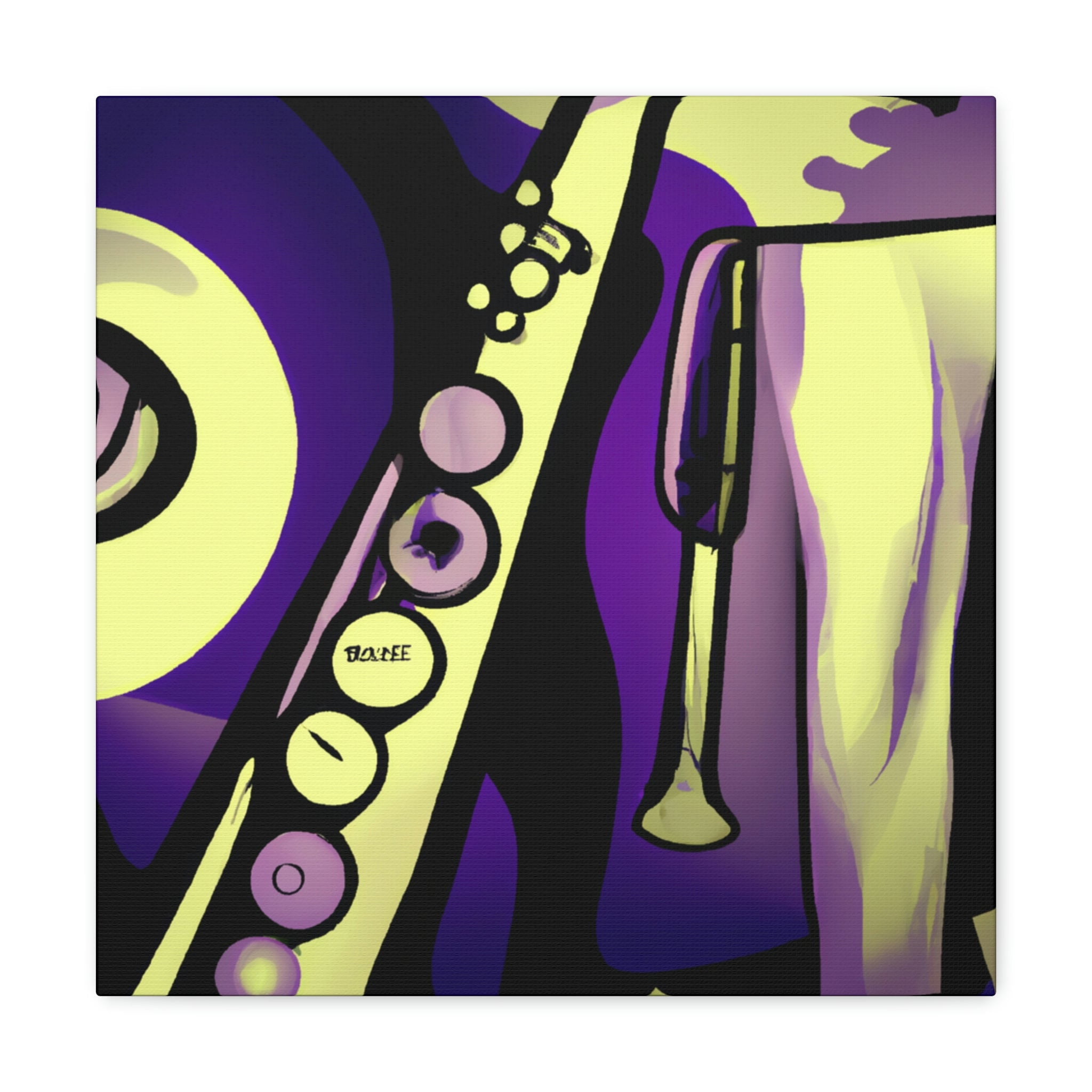 "Clarinet In Pop Art" - Canvas - Walmart.com