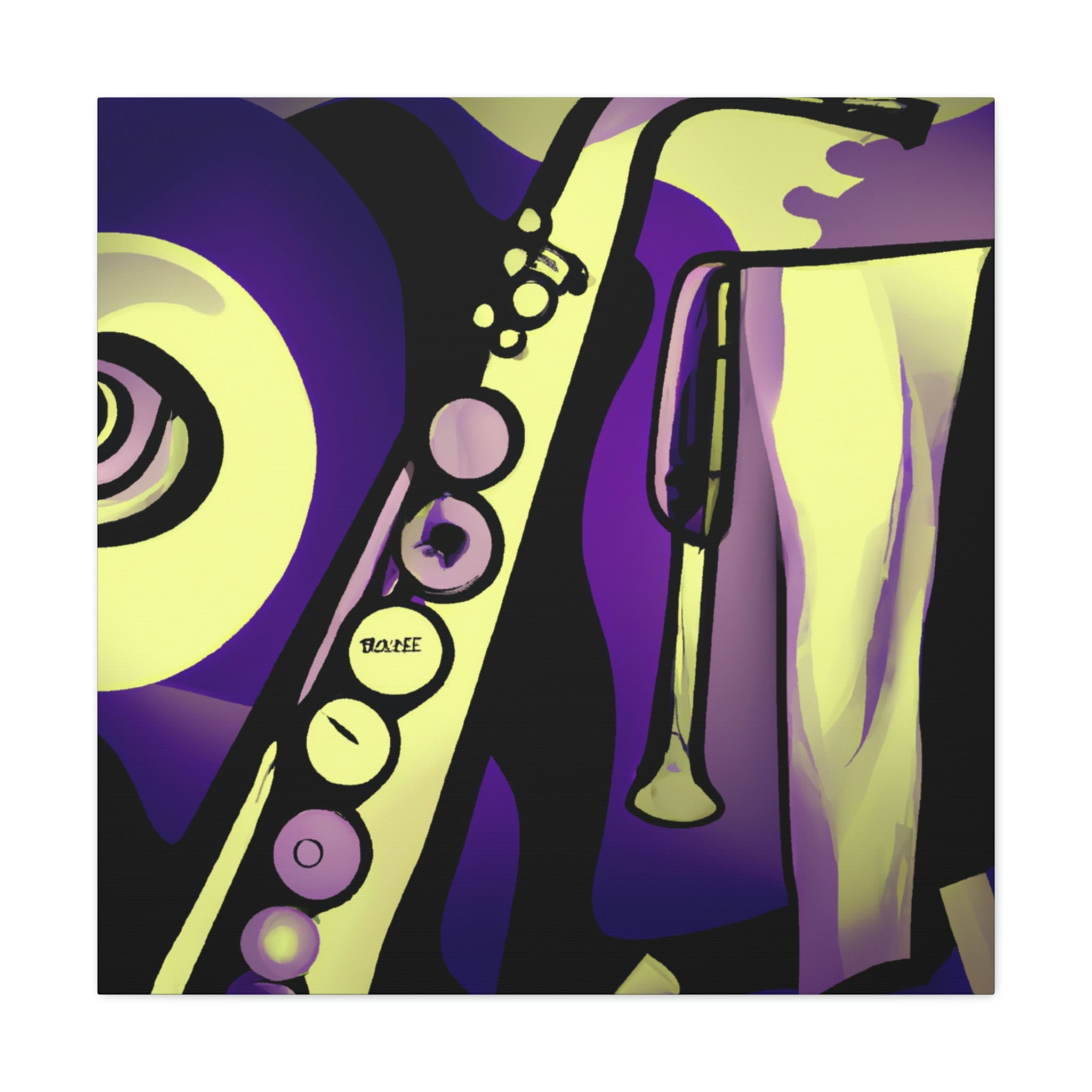 "Clarinet In Pop Art" - Canvas - Walmart.com