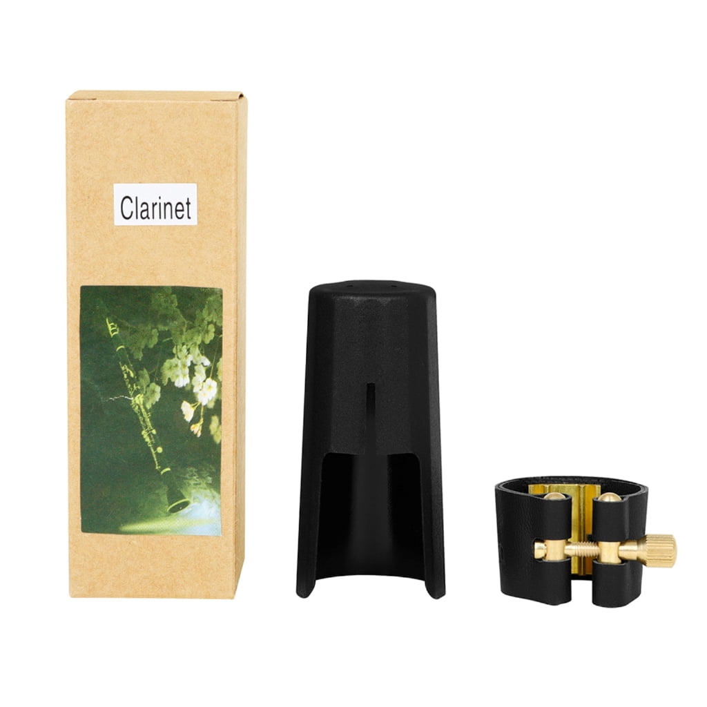 Clarinet Mouthpiece Ligature Caps Clip Leather Ligature Fastener & Caps ...