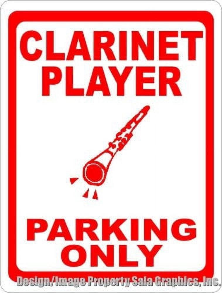 Clarinet Player Parking Sign - Walmart.com