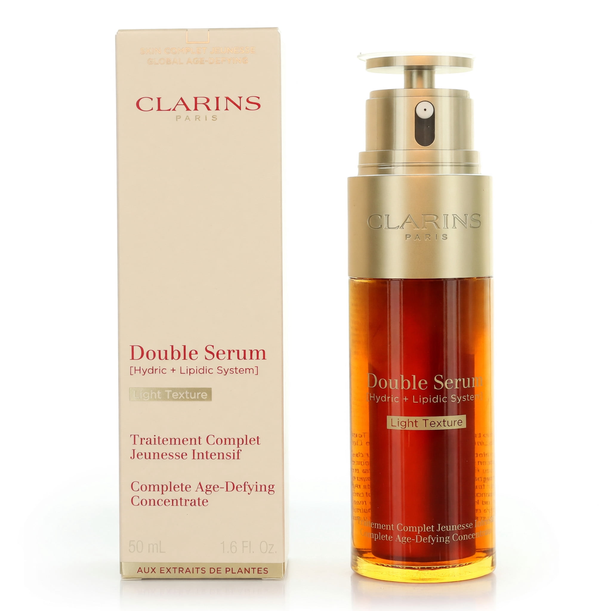 Clarins by Clarins, 1.6 oz Double Serum, Light Texture. - Walmart.com