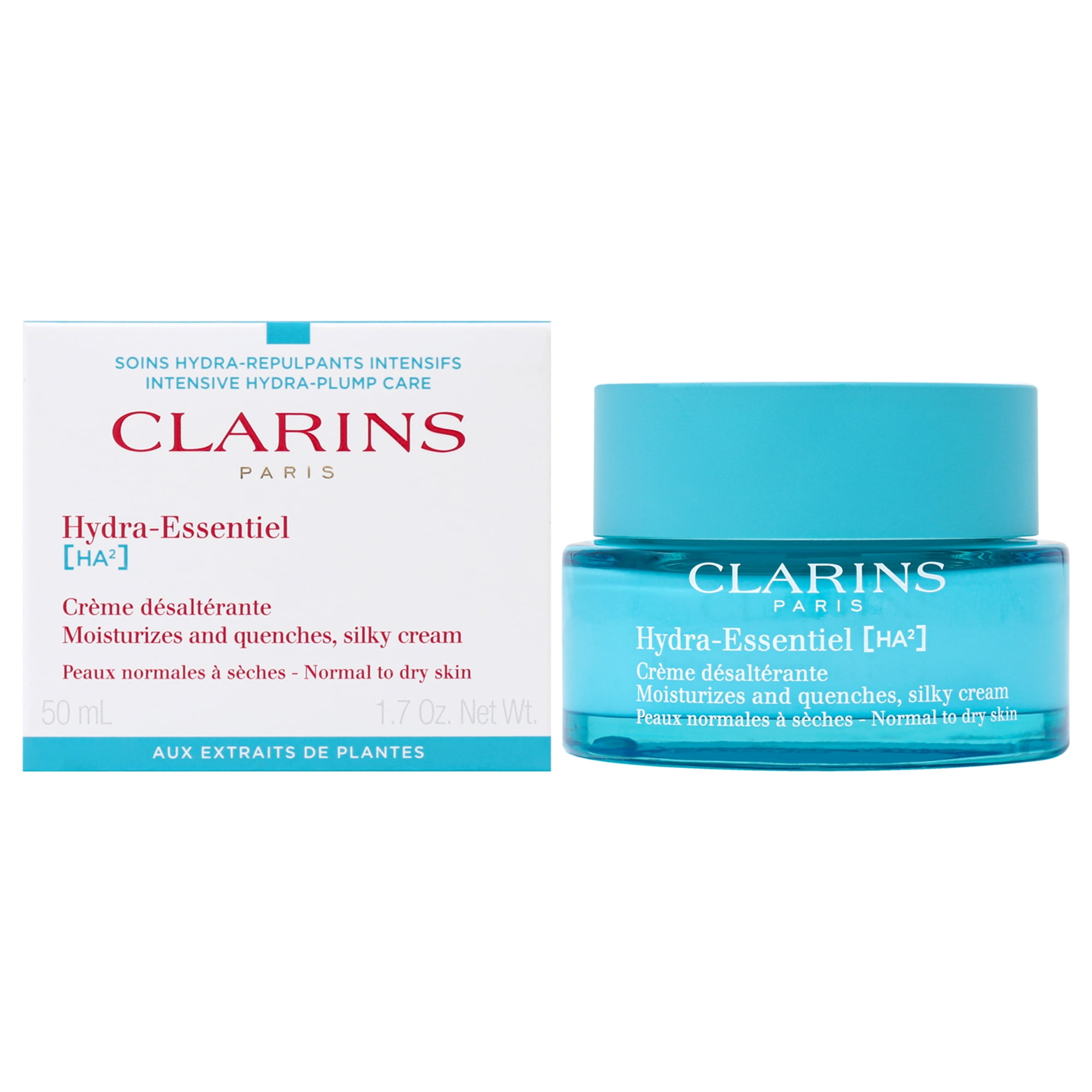 Clarins Hydra-Essentiel Silky Cream - Normal to Dry Skin , 1.7 oz Cream ...