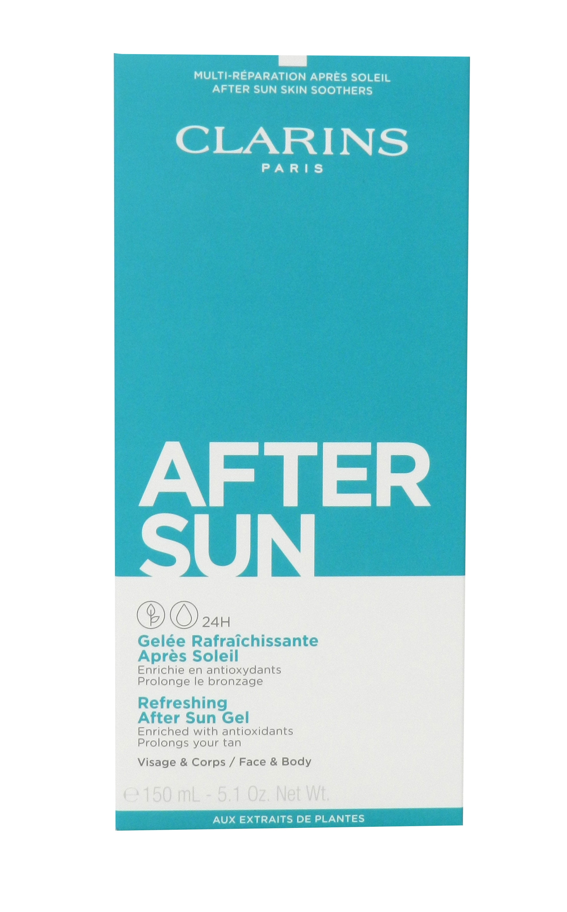 Clarins Refreshing After Sun Gel 24 HR Face & Body 5.1 Ounces - Walmart.com