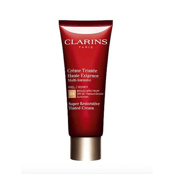 Clarins Super Restorative Tinted Cream SPF 20 - Honey 04 - Walmart.com