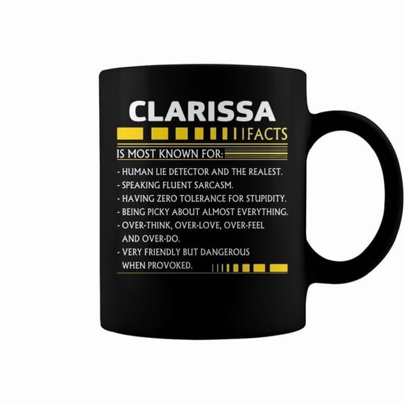 Clarissa Name Gift Clarissa Facts Coffee Mugs - Walmart.com