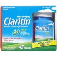 Claritin 24 Hour Non-Drowsy Allergy Relief Tablets,10 mg, 20 Ct ...
