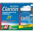 Claritin Adult Allergy Medicine, 24 Hour Non-Drowsy Relief Tablets,10 ...