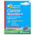 Claritin Kids Allergy Relief, Non-Drowsy 24 Hour Chewable Tablets ...
