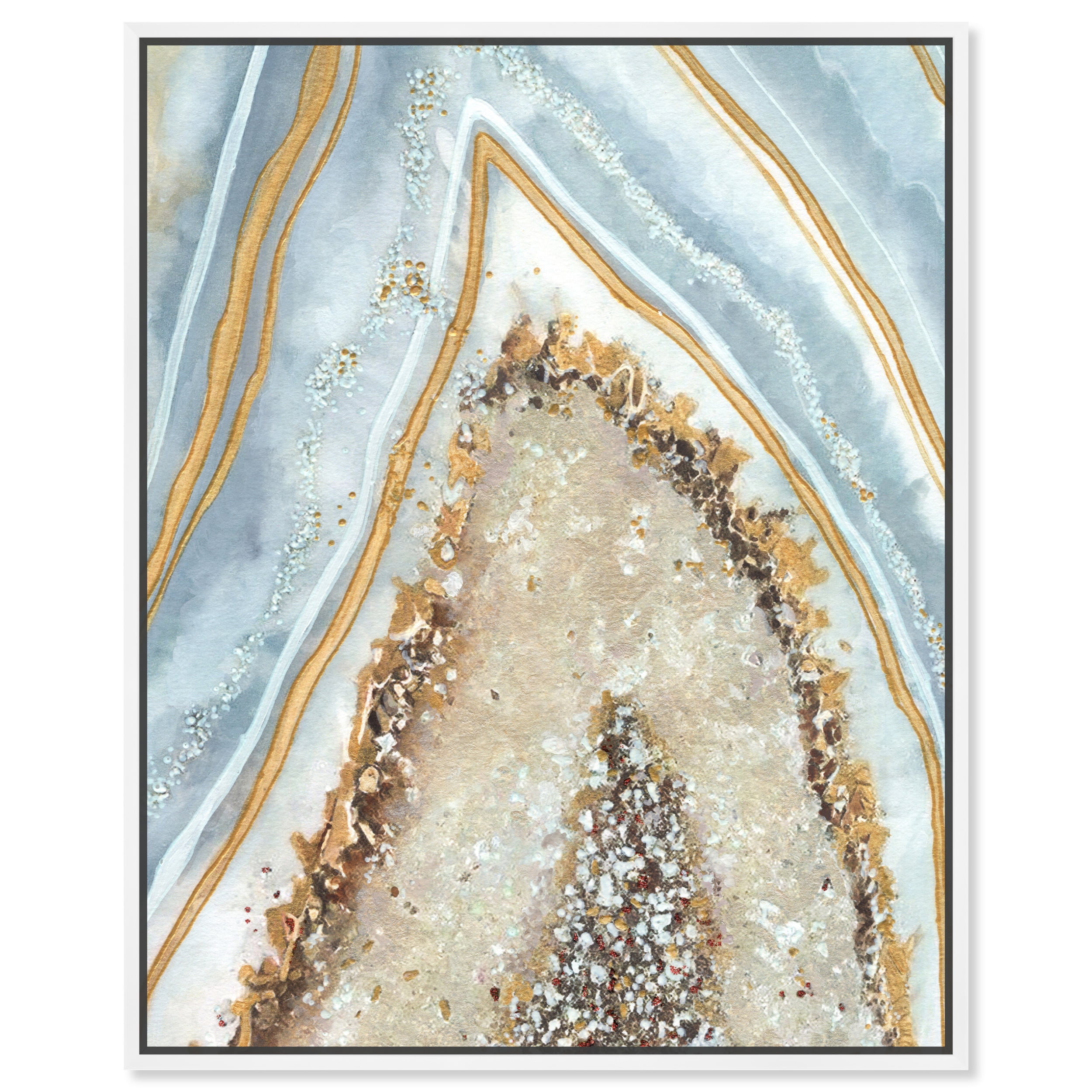 Clarity Art Mineral, Agate & Geode Wall Art Canvas Wall Art by Art ...