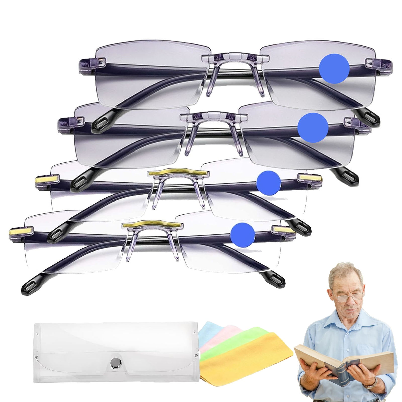 Clarity Blue Glasses, Clarity Smart Auto Focus Glasses, Automatic ...