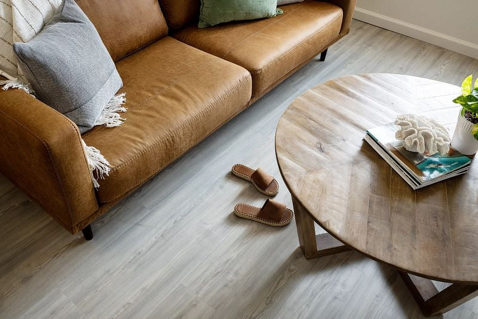 Clarity Plus 20, 7 in. x 48 in. Color Beach Pine, Luxury Vinyl Plank ...