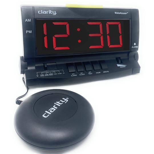 Clarity WakeAssure+ Vibrating Alarm Clock - Walmart.com