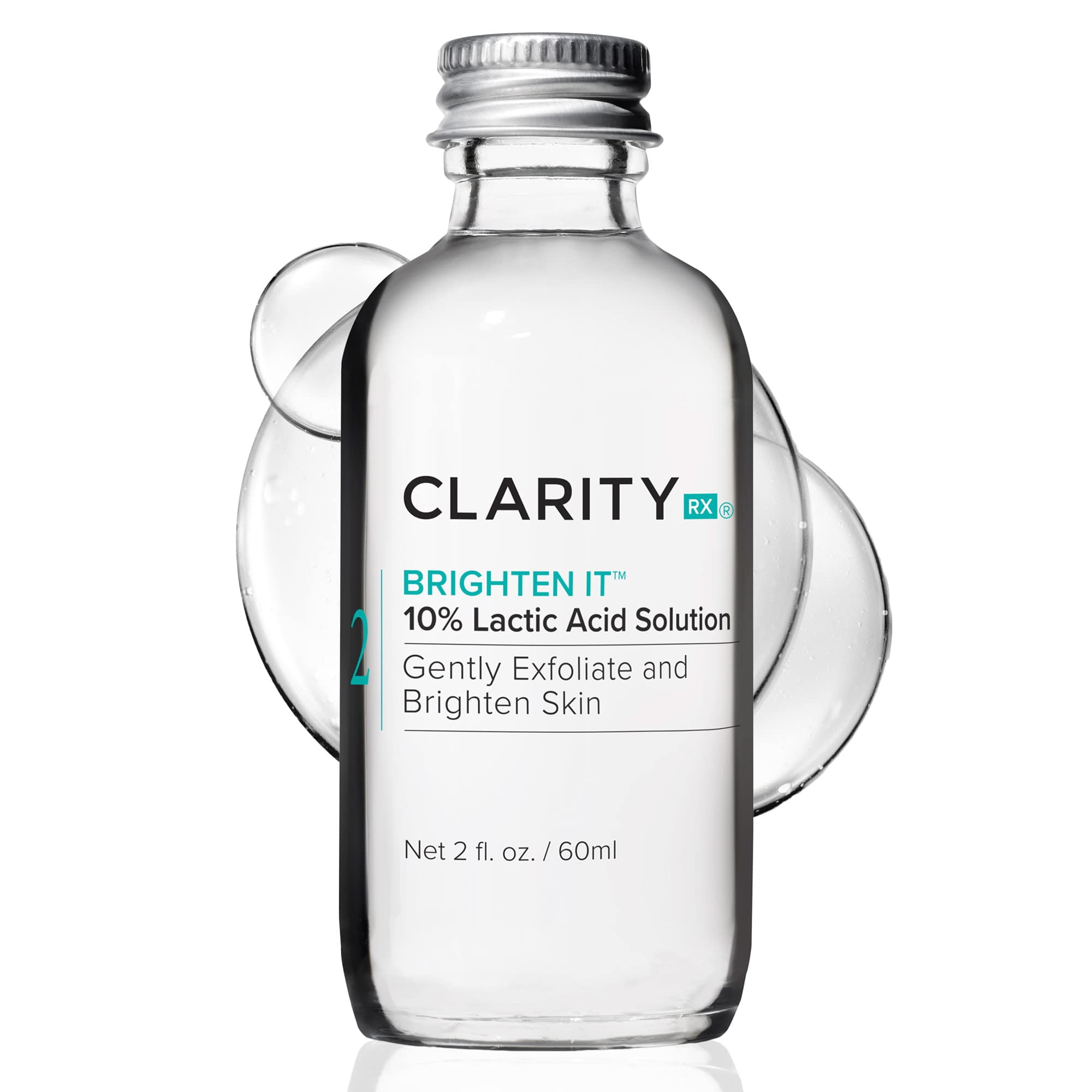 ClarityRx Brighten It 10% Lactic Acid Solution, Natural Plant-Based ...