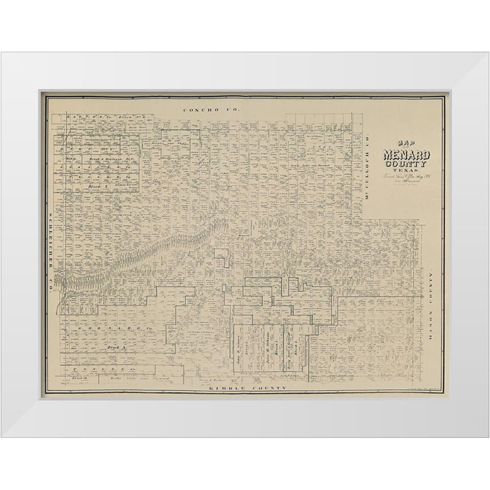 Clark 18x15 White Modern Wood Framed Museum Art Print Titled - Menard ...