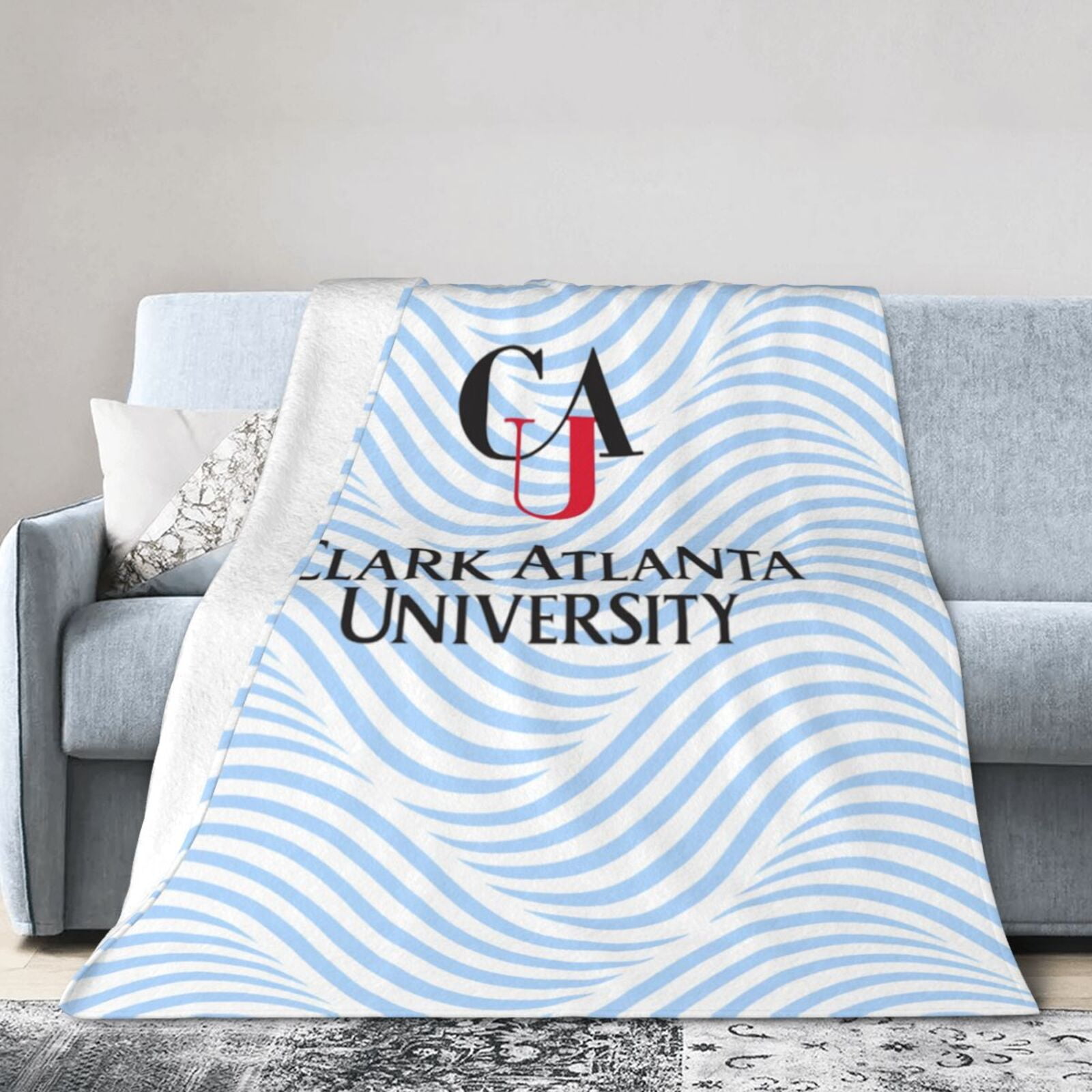 Clark Atlanta University Logo Fleece Blanket, Very Soft Microfiber ...