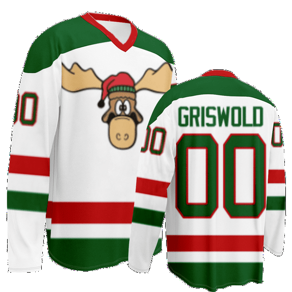 Clark Griswold 00 Deluxe Embroidered Hockey Jersey - Walmart.com