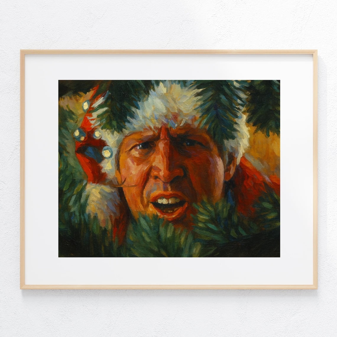 Clark Griswold Art Print Christmas Vacation Movie Poster Squirrel In ...