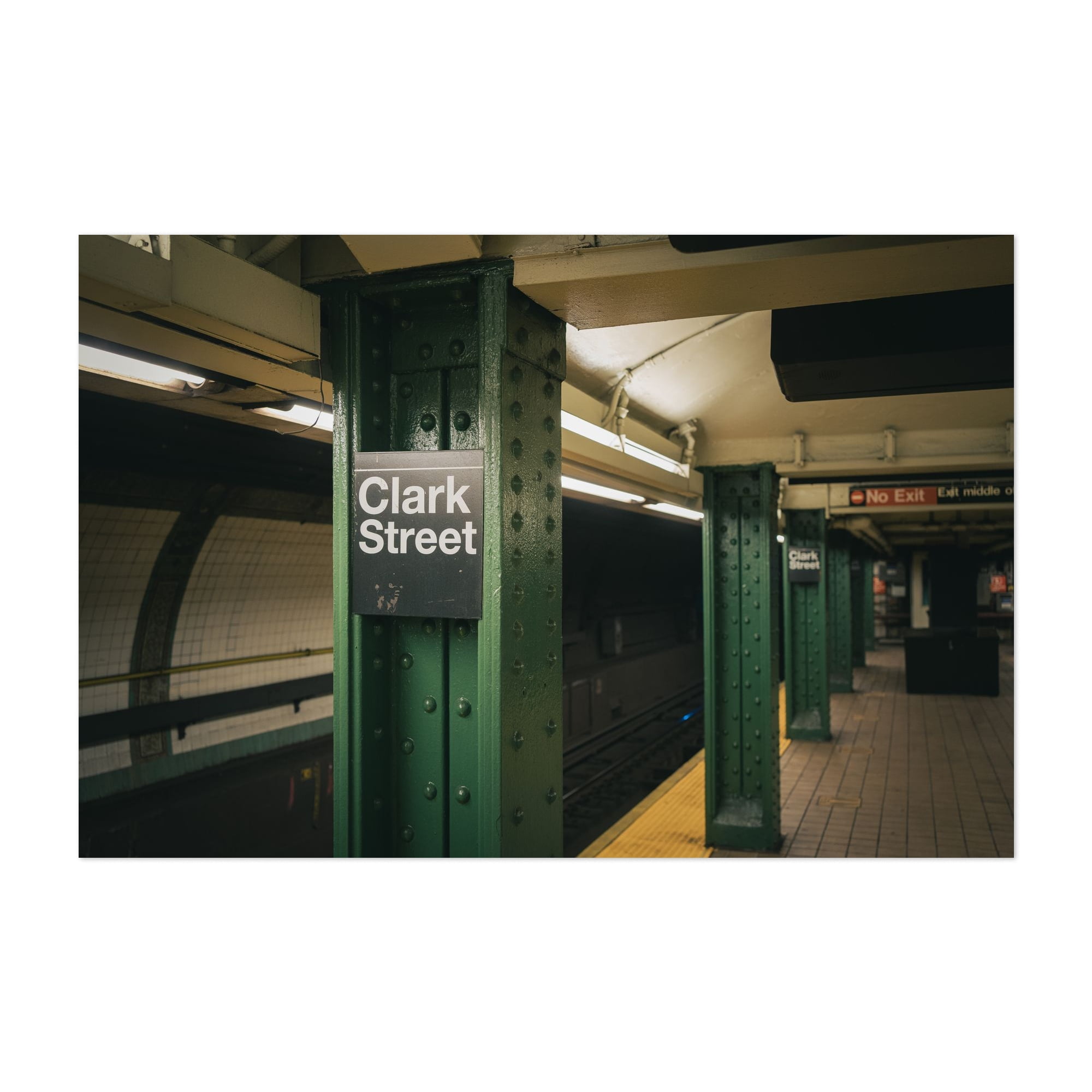 Clark Street Subway Station - Brooklyn New York Photography Unframed ...