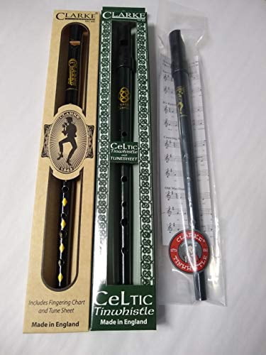Clarke Deluxe Whistle Sampler Pack (1 Penny, 1 Celtic, and 1 Sweetone ...