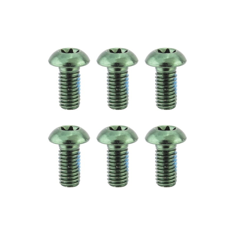 Clarks Anodized Rotor Bolts Set of 6 Bolts M5x10mm - Walmart.com