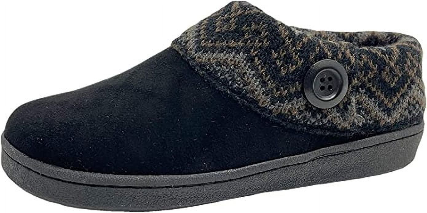 Clarks Appalachian Aztec Trail Ellen Sweater Black Clog Rounded Toe ...