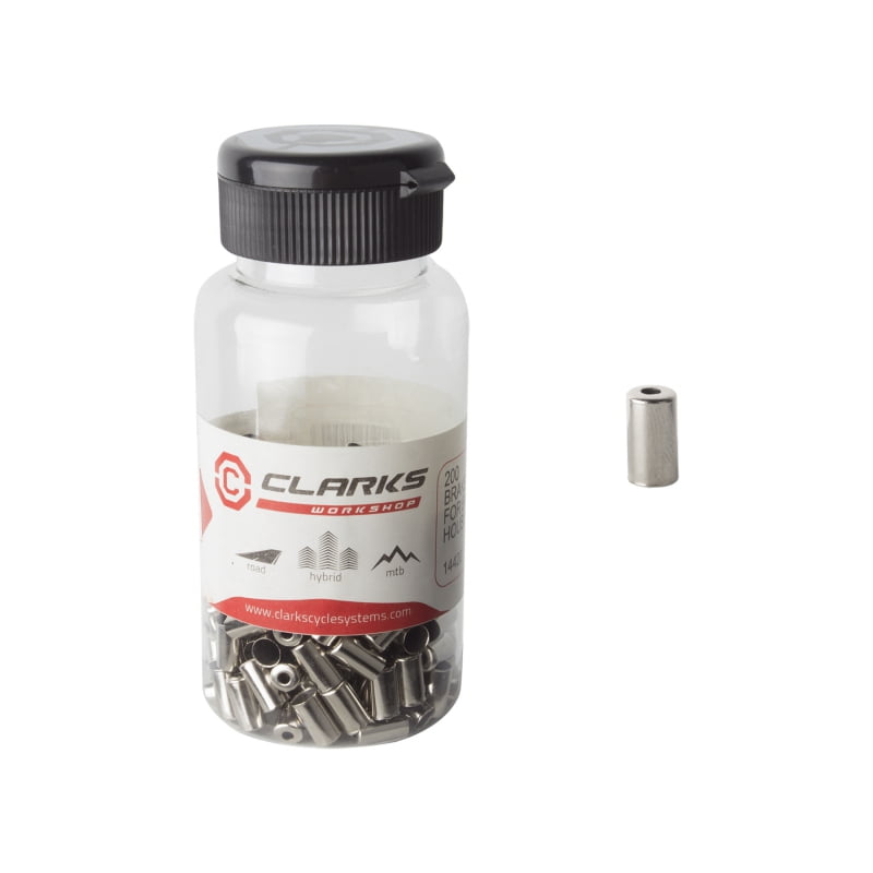 Clarks Cable Ferrules Brake 5mm Silver - Walmart.com