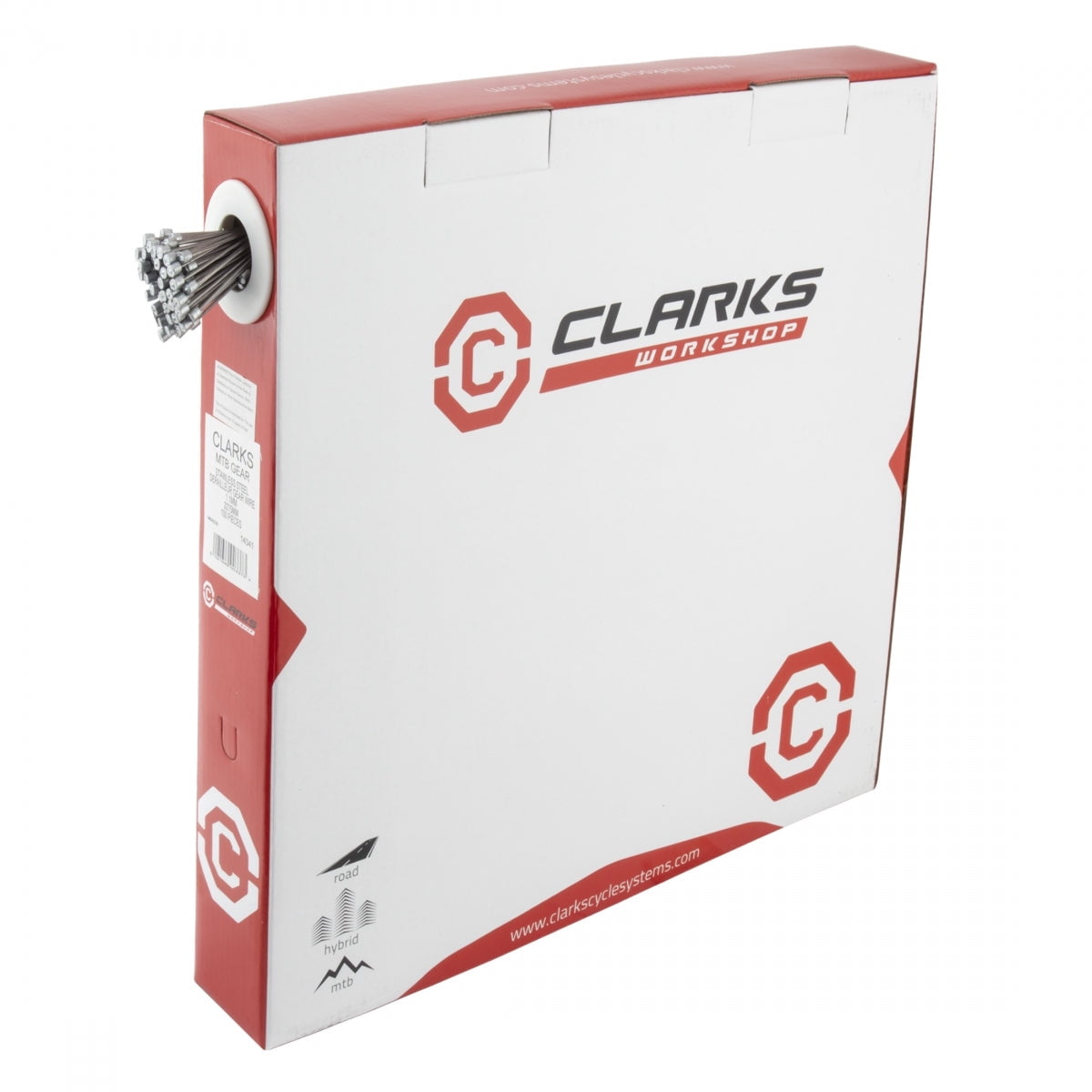 Clarks Bulk Stainless Steel Gear Wire Front or rear 2275mm 1.1mm Silver ...